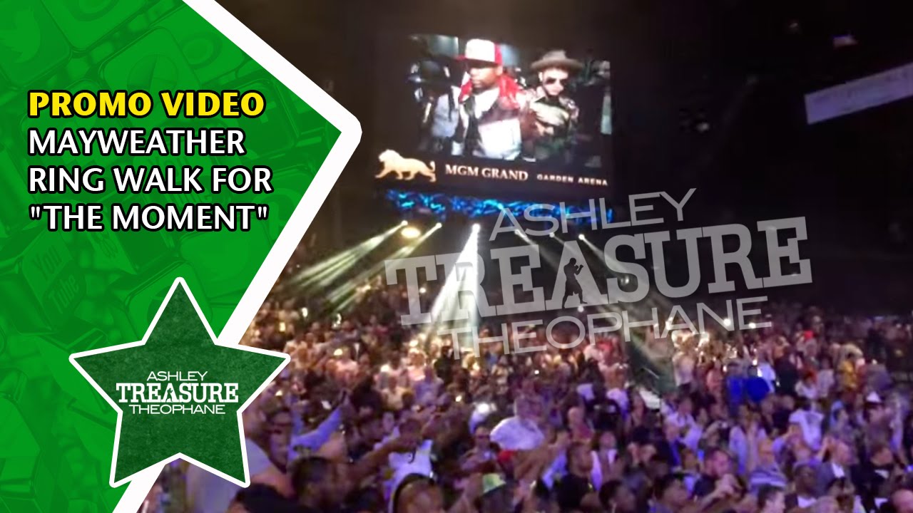 Floyd Mayweather ring walk for "The Moment" - YouTube