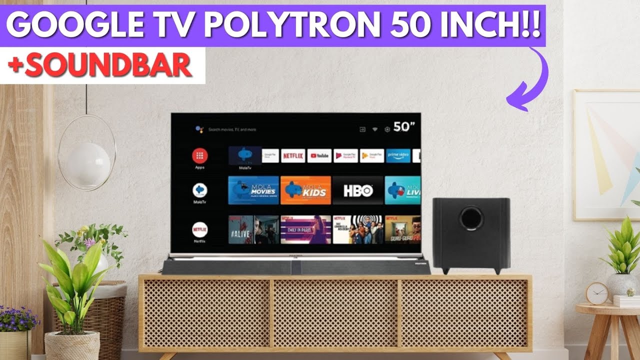INI DIA GOOGLE TV TERBARU POLYTRON 50 INCH || POLYTRON PLD 50BUG5959 ...