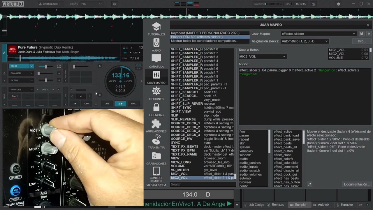 💥💥Activar los efectos con el potenciómetro en virtual dj 2023💥💥 - YouTube