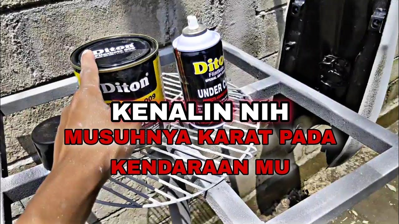 DITON PELAPIS ANTI KARAT - COCOK UNTUK RANGKA ESAF - FRAME ESAF - YouTube