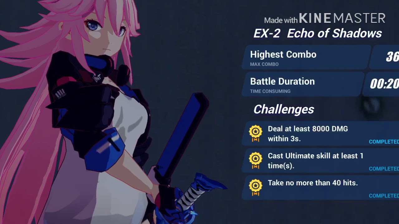 HI3 x Mgr Victory pose of sakura - YouTube