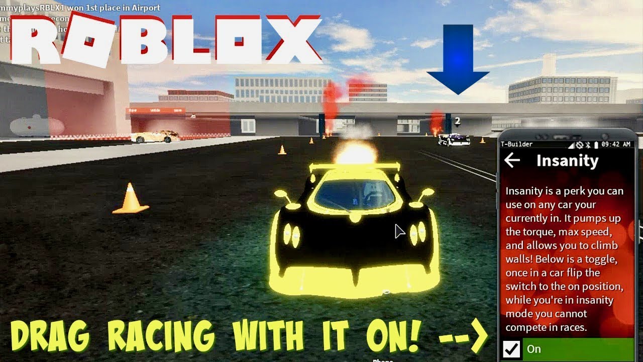 Winning Roblox Drag Race in Vehicle Simulator with an Unfair Advantage ...