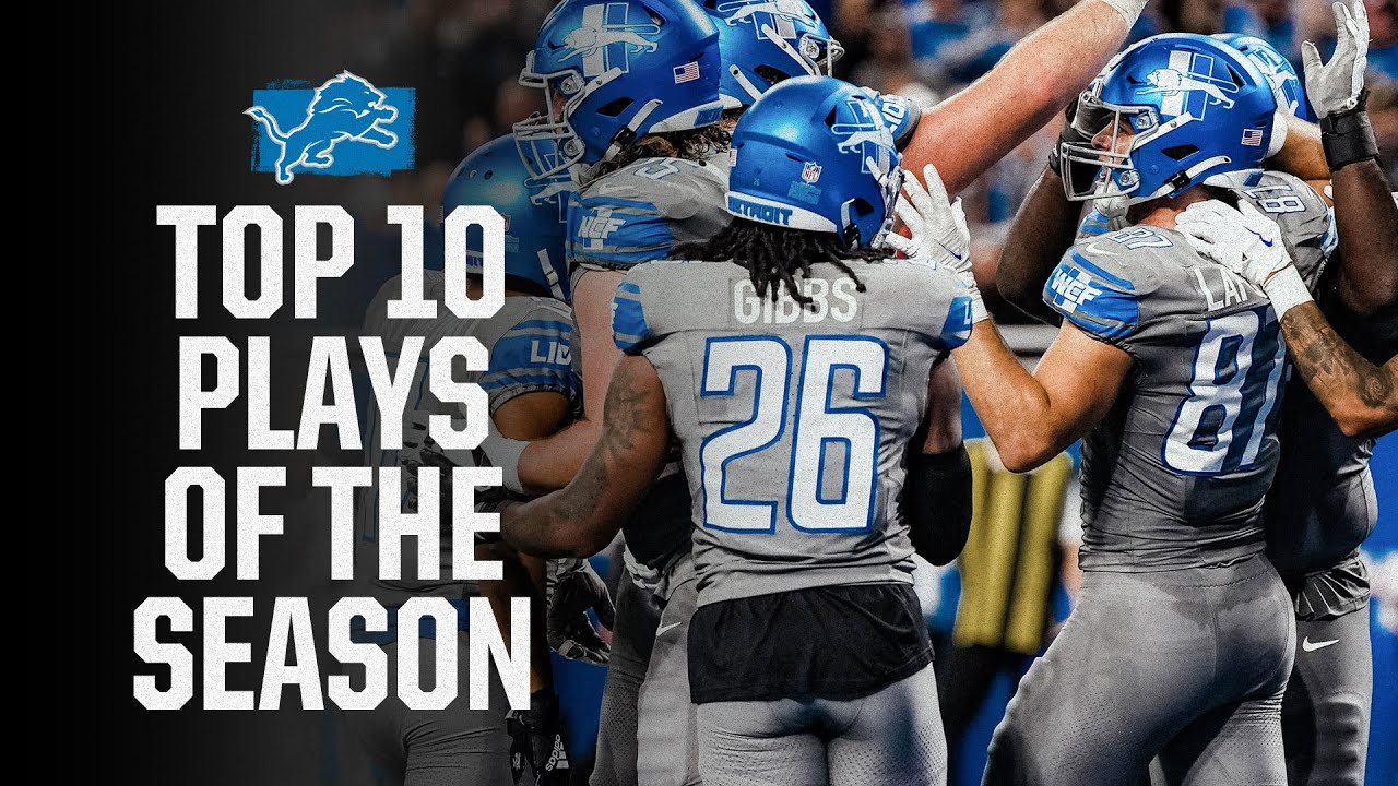Top 10 Plays of the first half of the season | Detroit Lions - YouTube