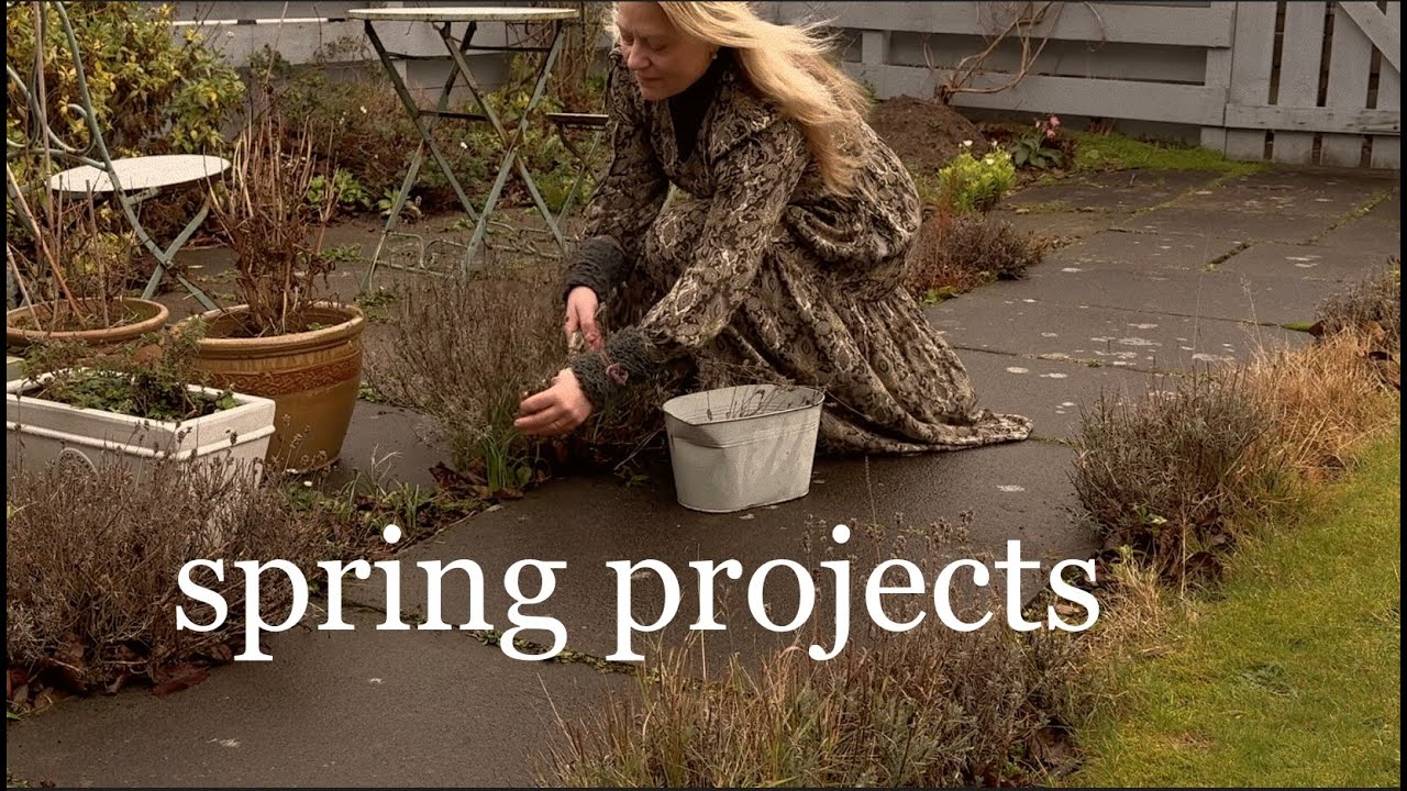 On grey days in January and "failed" spring projects - YouTube