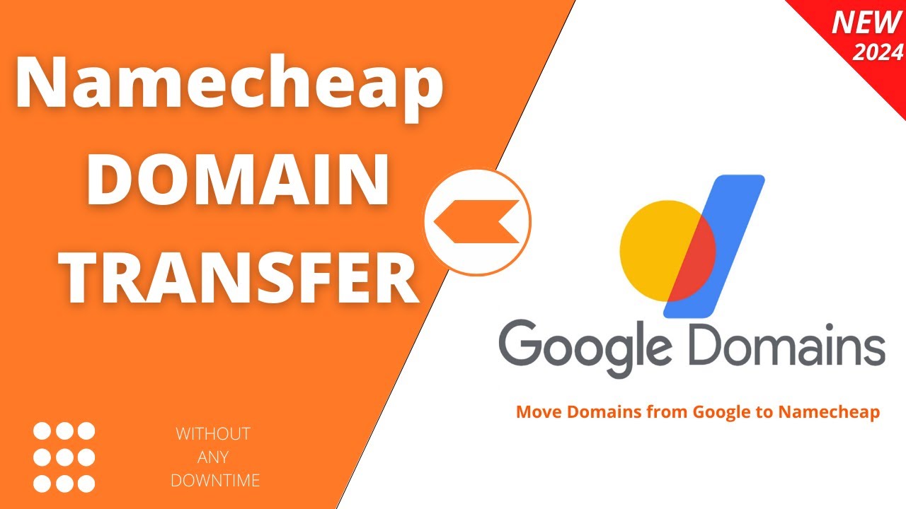 How to transfer domain from GOOGLE Domains to NAMECHEAP - YouTube