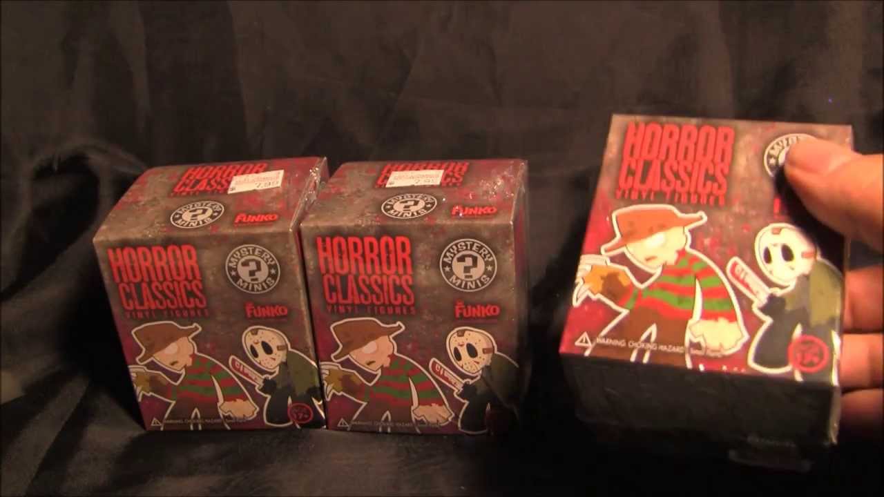Horror Classics Mystery Mini Figures from Funko 3-box Blind Break - YouTube