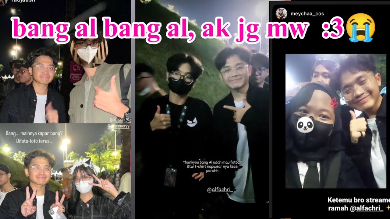 MOMENT BANG AL FOTO BARENG BRO² PENONTON DI RL | "waku waku fest ...