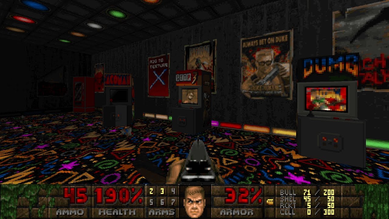 Doom 2 - Escape from Slime City: UV-Max (Map Author: kwc) - YouTube