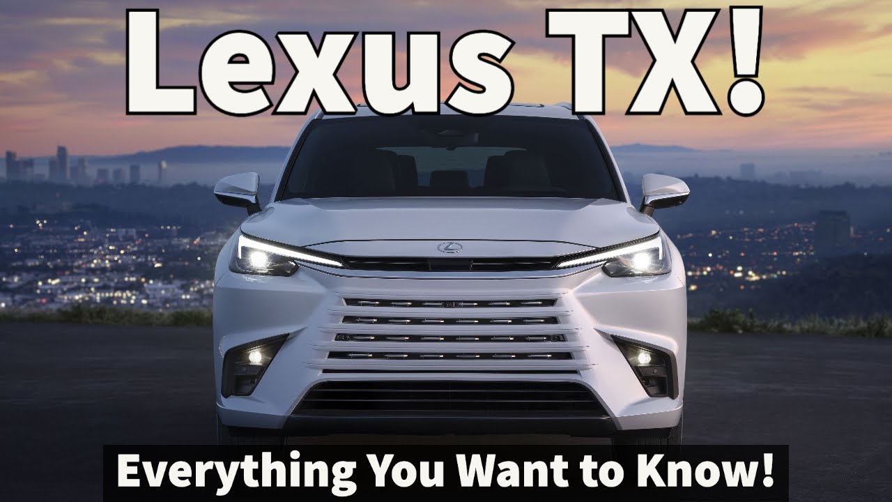 First Ever Lexus TX! Everything You Want to Know! // Lexus TX World ...