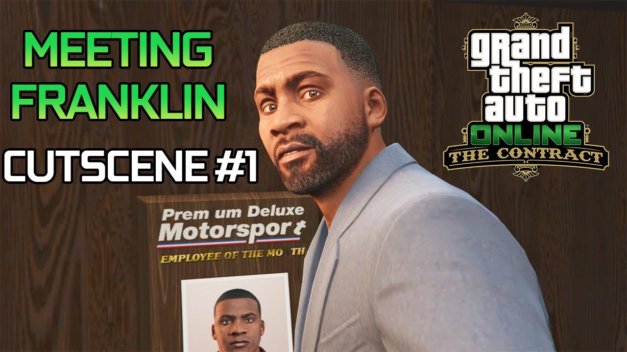 GTA Online The Contract DLC: First Cutscene - Meeting Franklin & Lamar ...