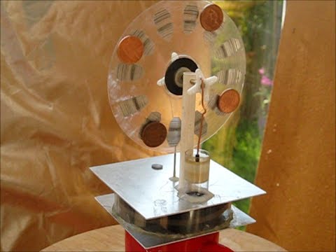 Homemade Stirling Engine Low Temperature Running - YouTube