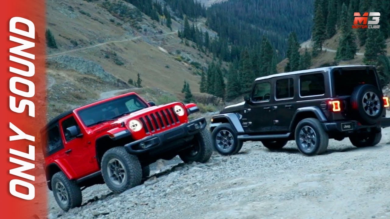 NEW JEEP WRANGLER RUBICON - SAHARA 2018 - FIRST TEST DRIVE ONLY SOUND ...