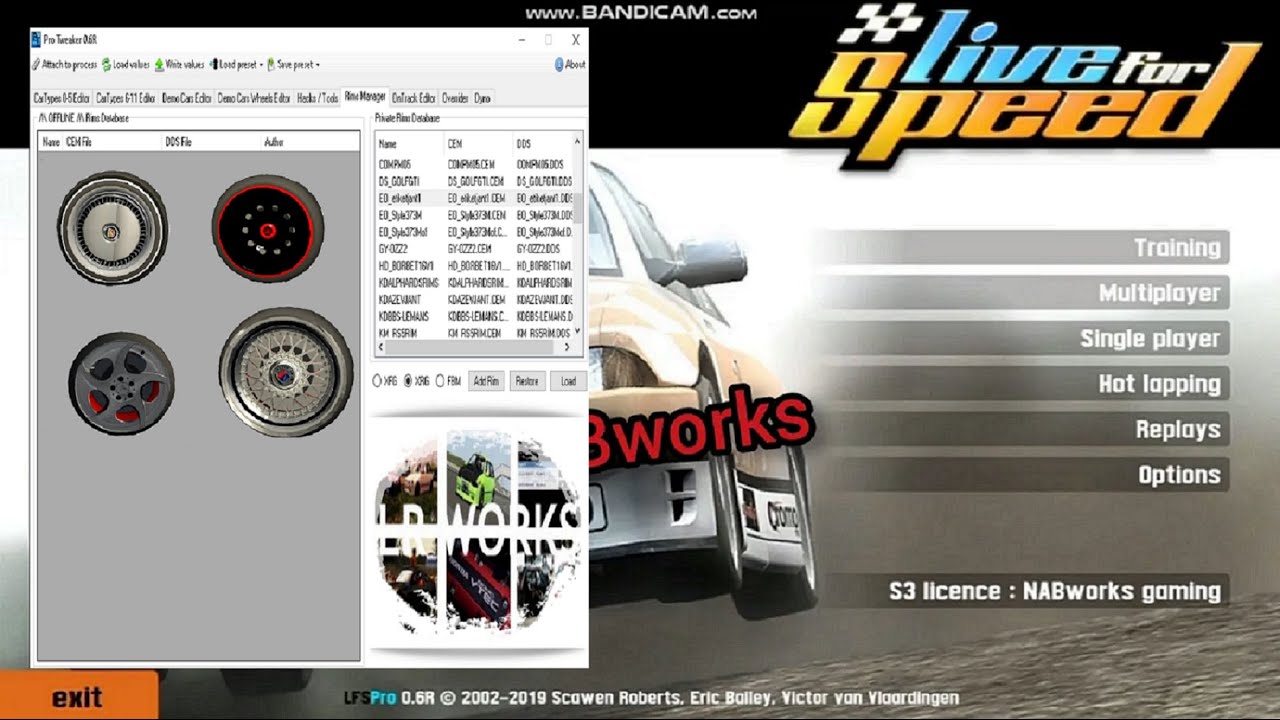 How to load rims on Live For Speed #viral #lfsmods - YouTube