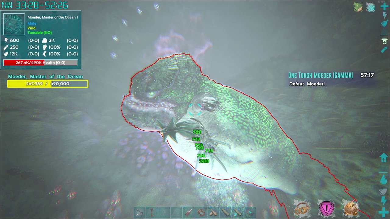 Cheesing the Moeder Boss Fight- Ark Genesis - YouTube