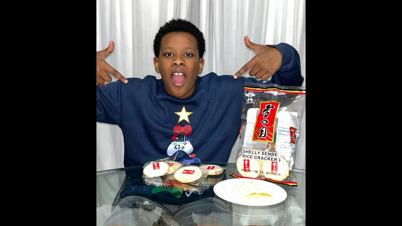 Shelly Senbei Rice Crackers - YouTube