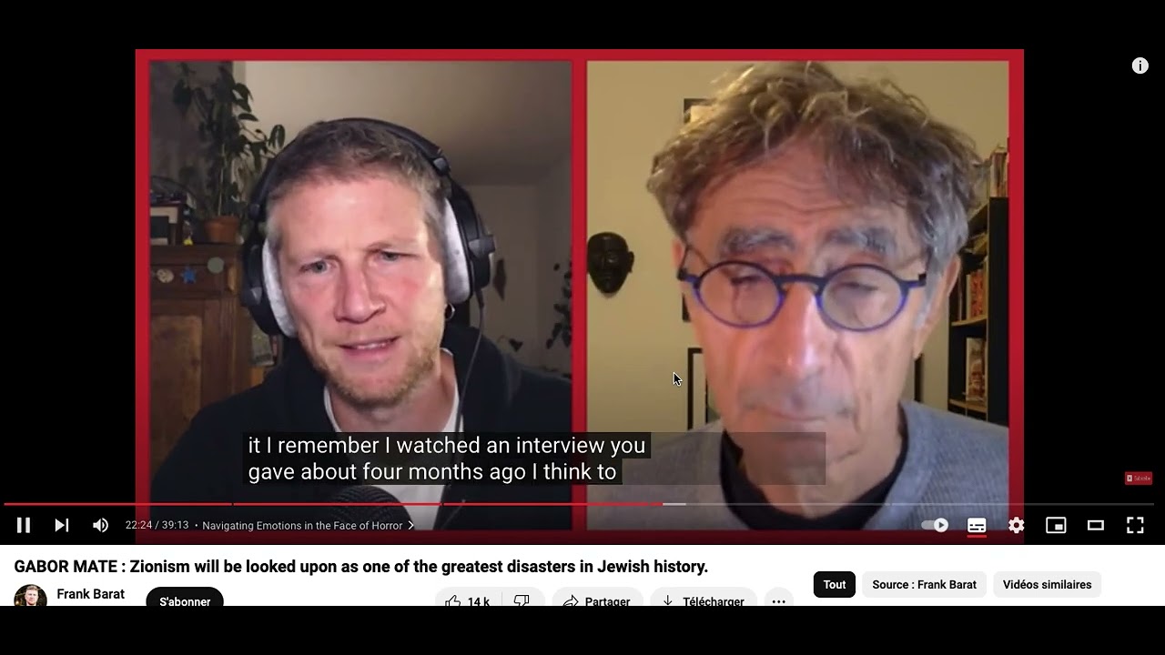 Gabor Maté Frank Barat fin de l'entretien - YouTube