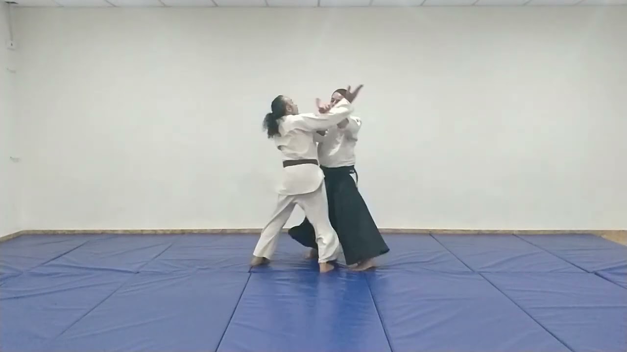 Aikido Basic Techniques: Yokomen Uchi - Kokyu ho - YouTube