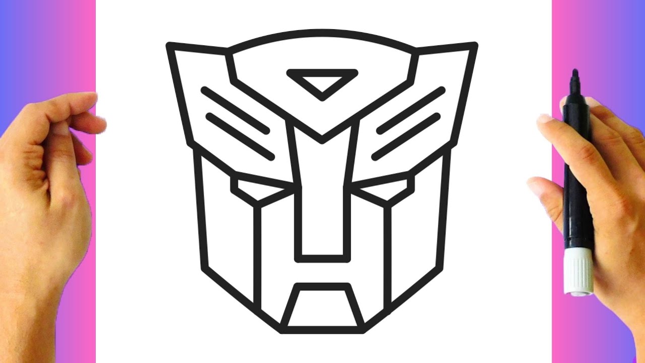 HOW TO DRAW A TRANSFORMER EASY - YouTube