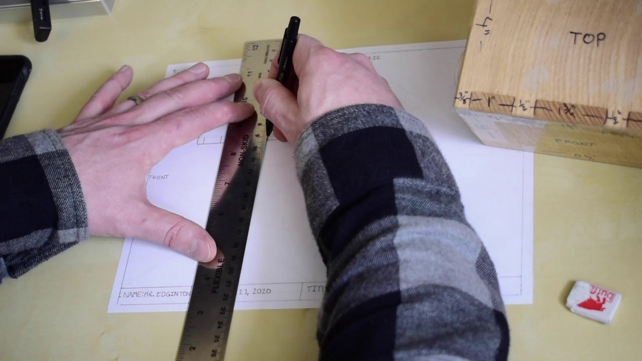 4 Drafting Drawing The Object - YouTube