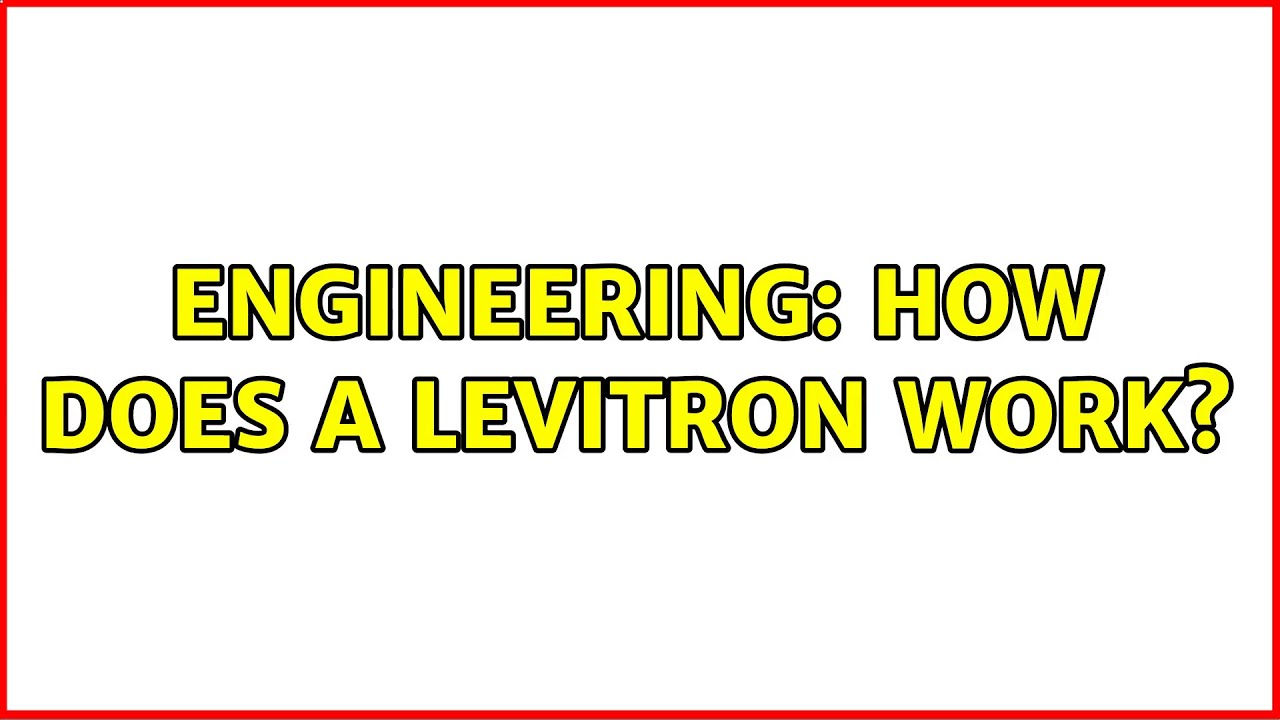 Engineering: How does a Levitron work? - YouTube