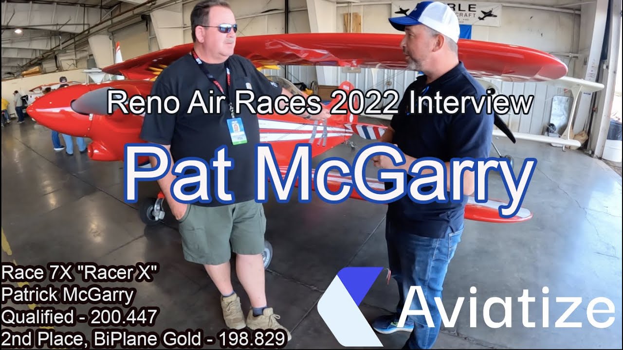 Reno Air Races 2022: Exclusive interview with Pat McGarry - YouTube