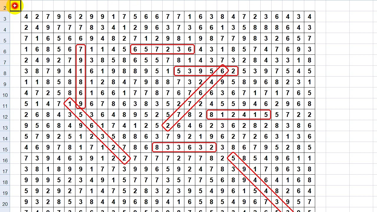 Lập trình trò chơi tìm số, chữ trên Excel - YouTube