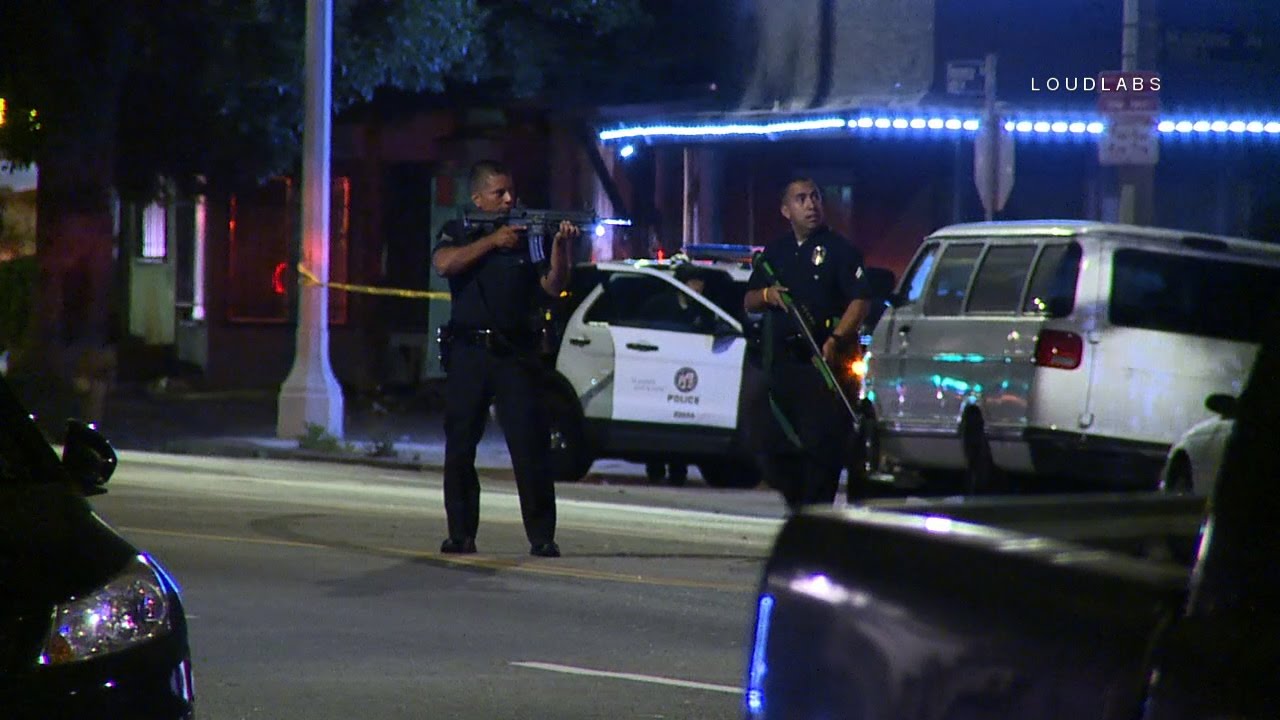 Armed Suspect Tree Standoff / South LA RAW FOOTAGE - YouTube