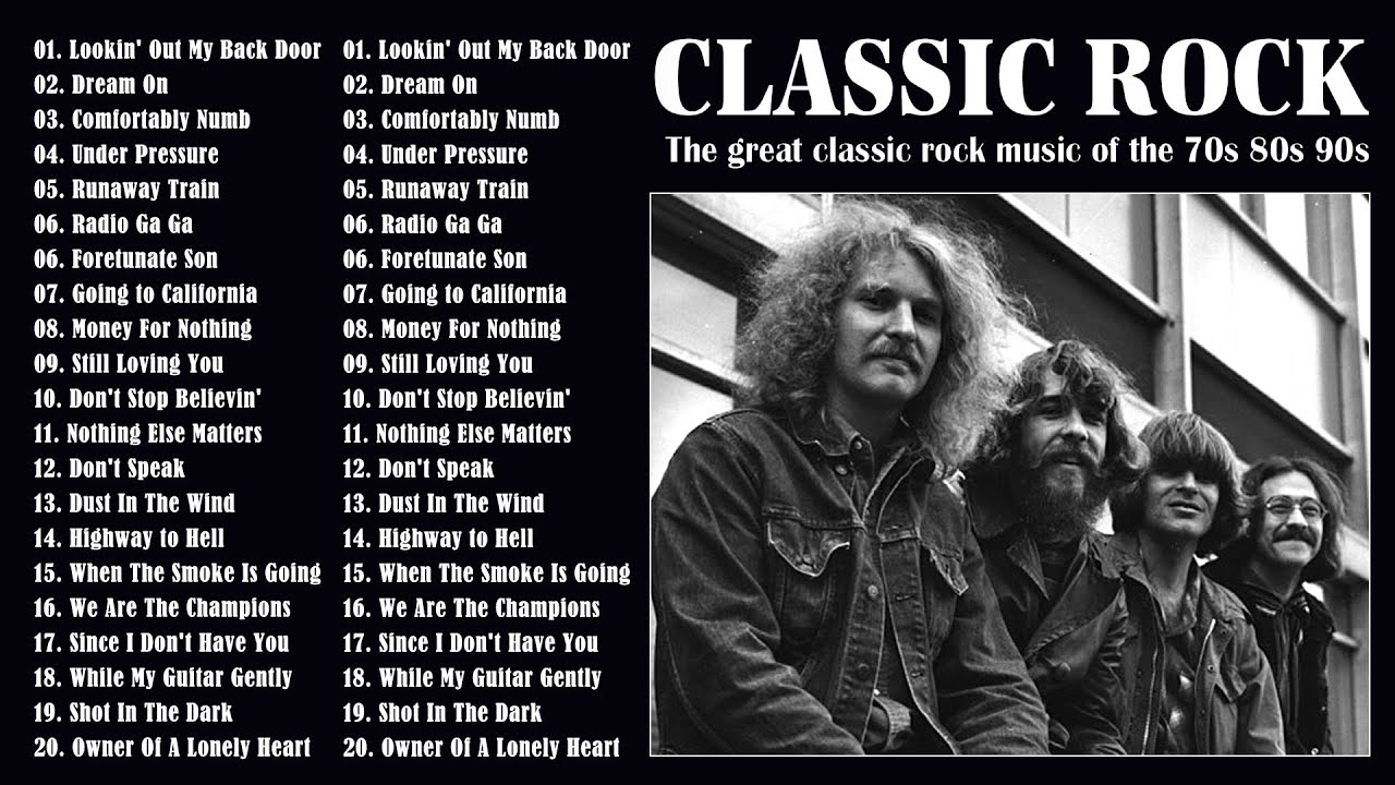 Greatest Hits Classic Rock - Best Classic Rock 70s 80s 90s Mix - YouTube