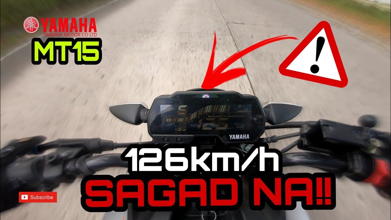 YAMAHA MT15 TOP SPEED!! - YouTube