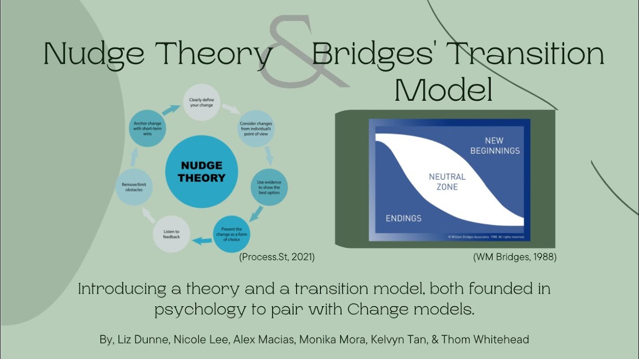 Nudge Theory & Bridges' Transition Model - YouTube