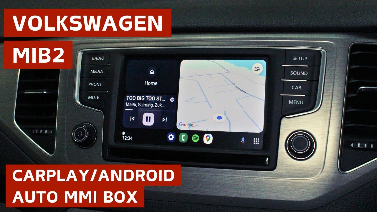 Volkswagen MIB2 CarPlay/Android Auto MMI Box Showcase - YouTube