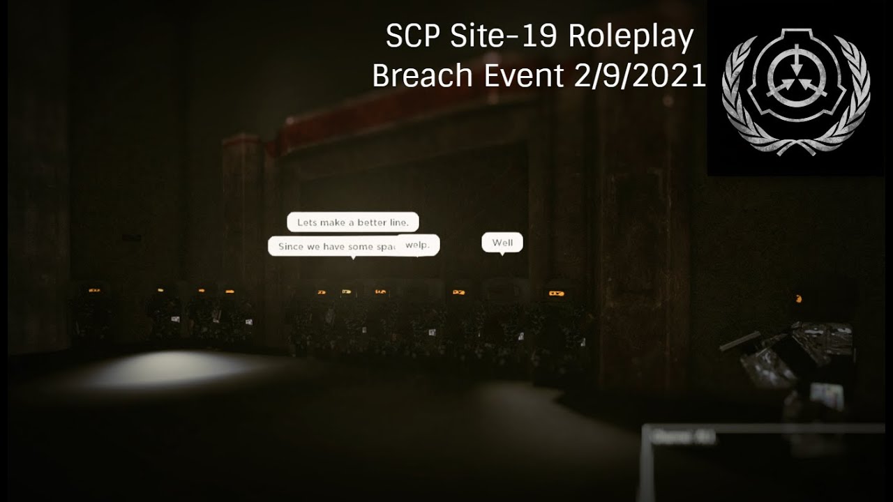 SCP Site-19 Roleplay || Breach Event 2/9/2021 - YouTube