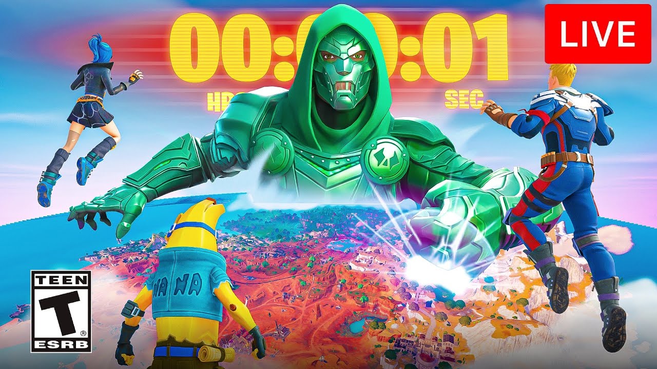 🔴 [LIVE] *NEW* FORTNITE DR. DOOM EVENT RIGHT NOW! (FORTNITEMARES 2024 ...