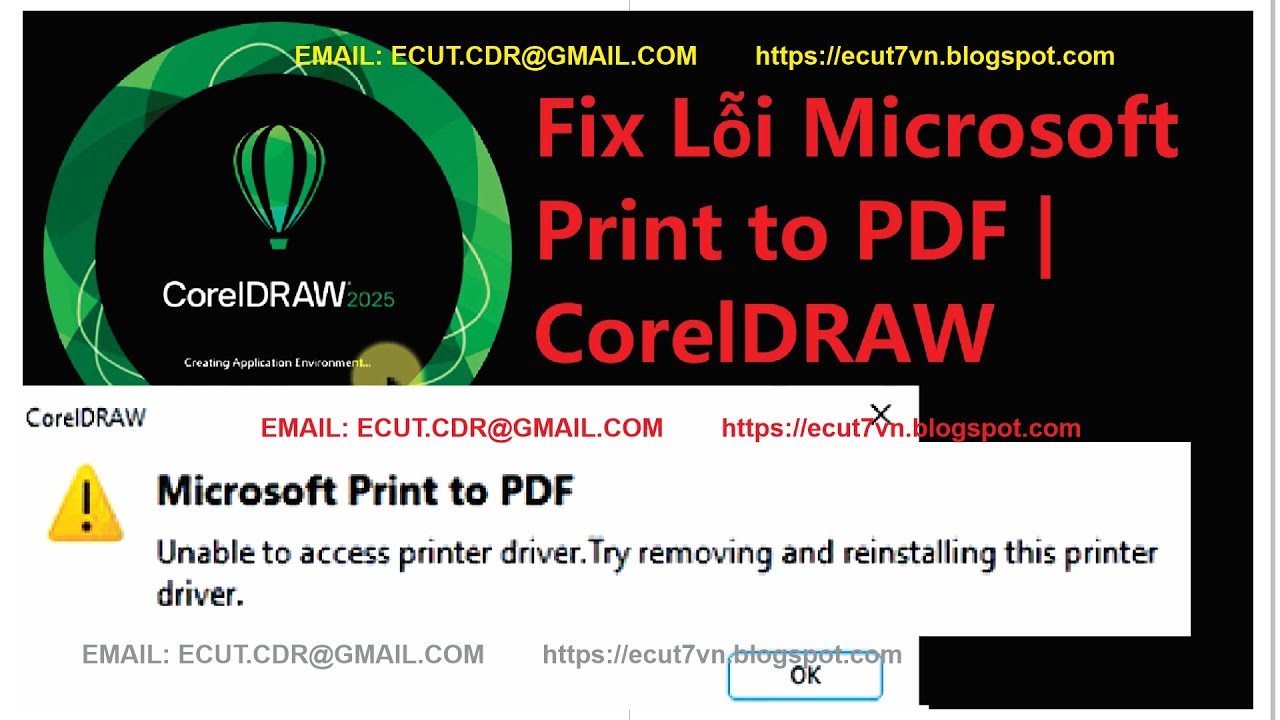 CorelDRAW Lỗi “Unable to Access Printer Driver” – Cách Sửa Nhanh Chỉ 1 ...