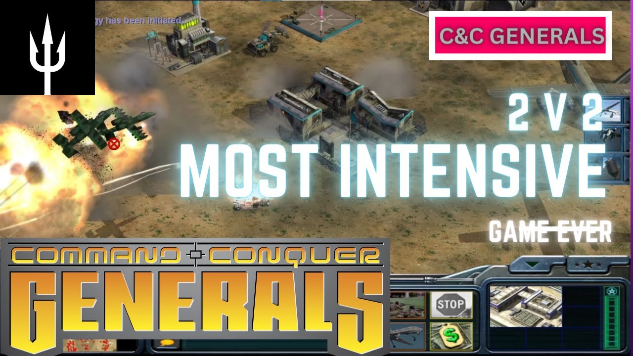 C&C Generals 2v2 Multiplayer | Victory after near defeat | Most lethal battle - YouTube
