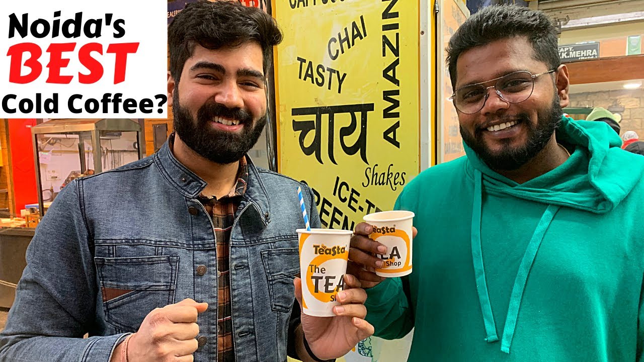 Noida ki BEST Cold Coffee?? | Teasta Tea Shop Noida - YouTube
