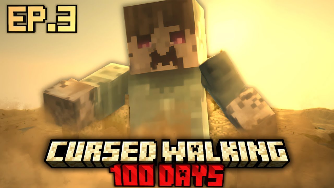 เอาชีวิตรอด 100 วัน [Cursed Walking] EP.3 : กำแพงลาวา! - YouTube