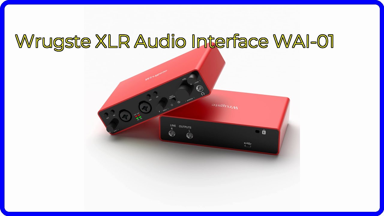 REVIEW (2025): Wrugste XLR Audio Interface WAI-01. ESSENTIAL details ...