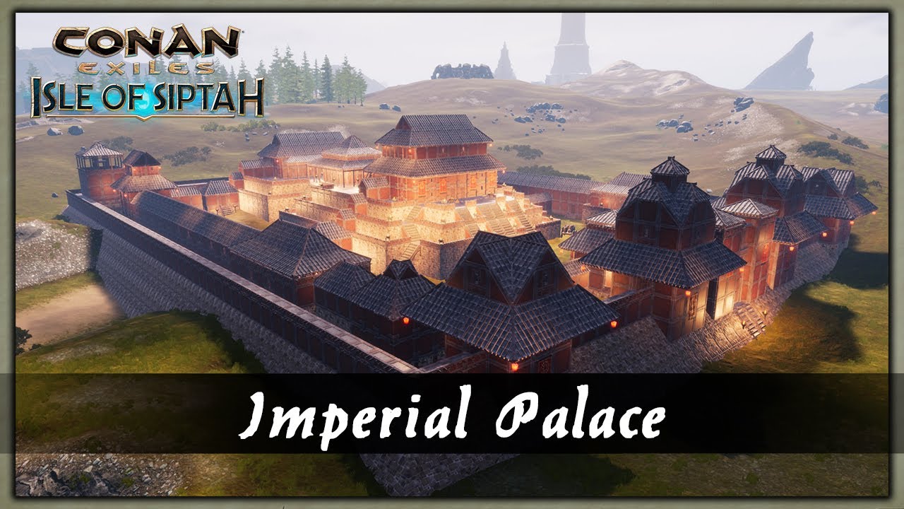 HOW TO BUILD A IMPERIAL PALACE [SPEED BUILD] - CONAN EXILES - YouTube