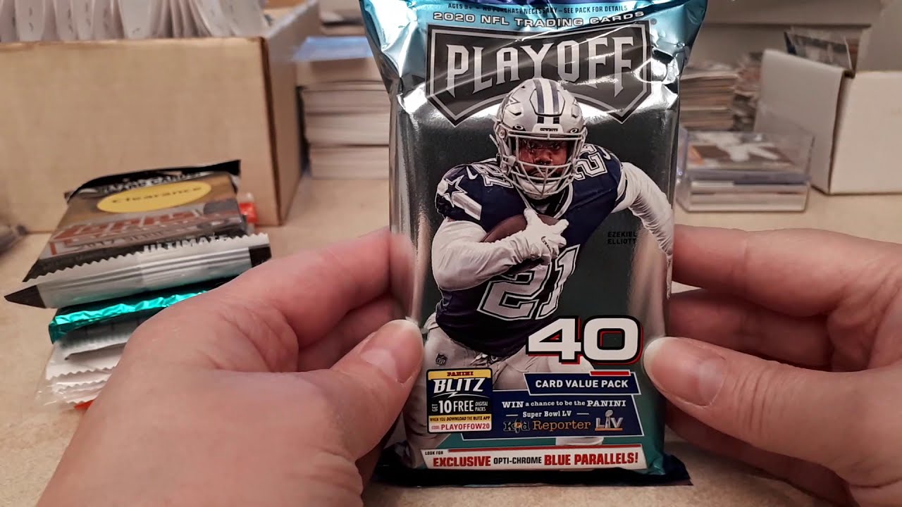 QUICK PACK RIP 2020 PLAYOFF FOOTBALL WALMART VALUE PACK - YouTube