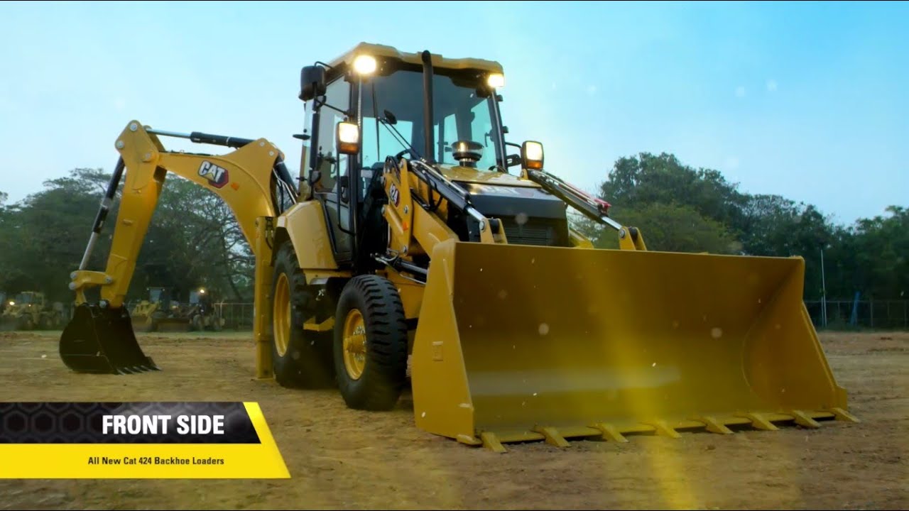 The all new Cat® 424 Backhoe Loader – Designed with the customers in ...