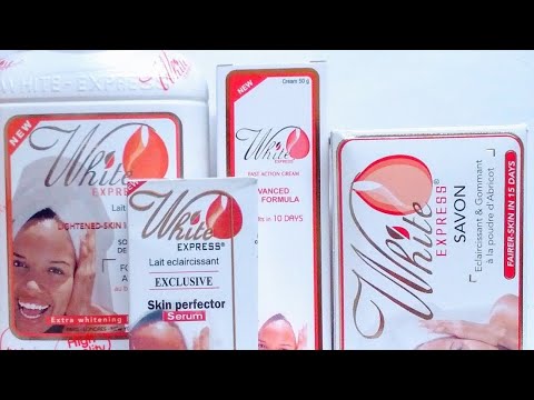 White Express Beauty Set Highly Acclaimed Lotion Serum Soap And Cream ...