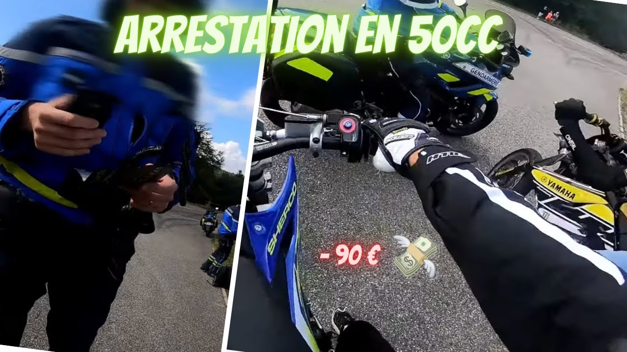 ARRESTATION EN 50CC DES GENDARMES PLUTÔT DROLE 🤣! - YouTube