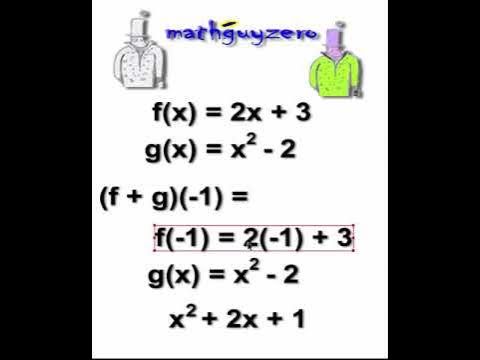 Function Arithmetic: Adding and Subtracting Functions - YouTube