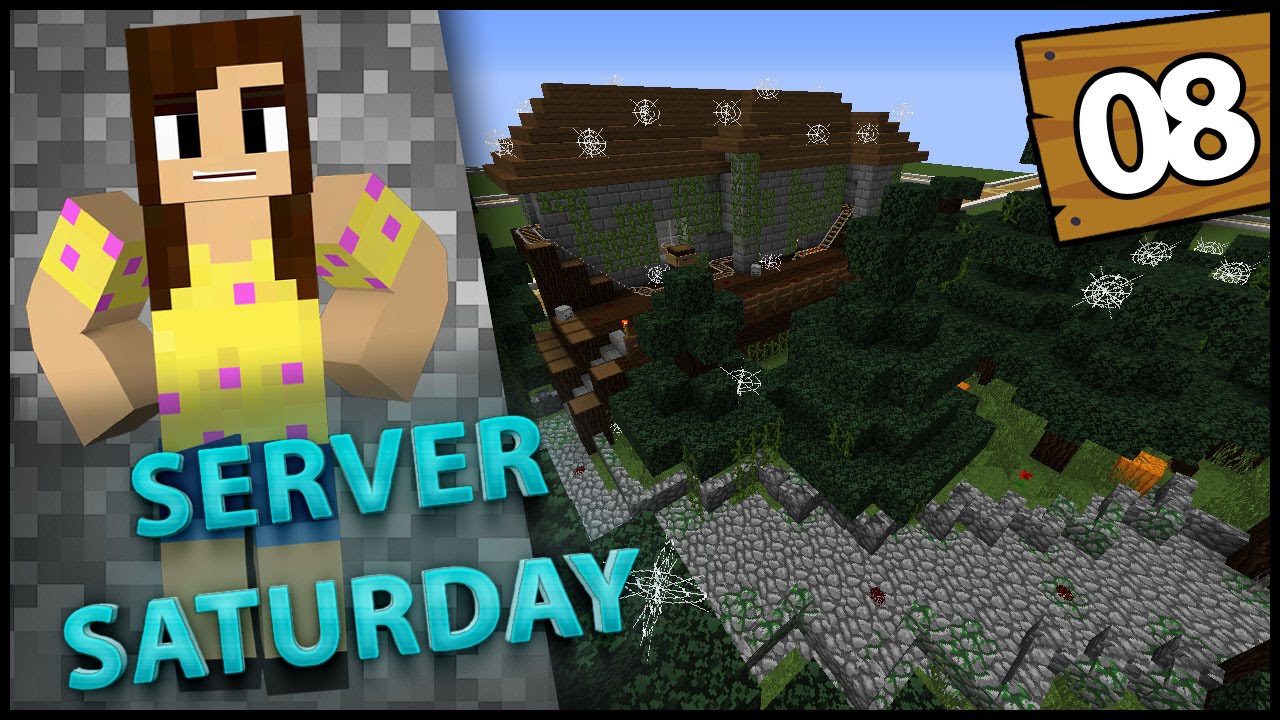 HAUNTED MANOR! - Minecraft SMP: Server Saturday - Ep 8 - - YouTube