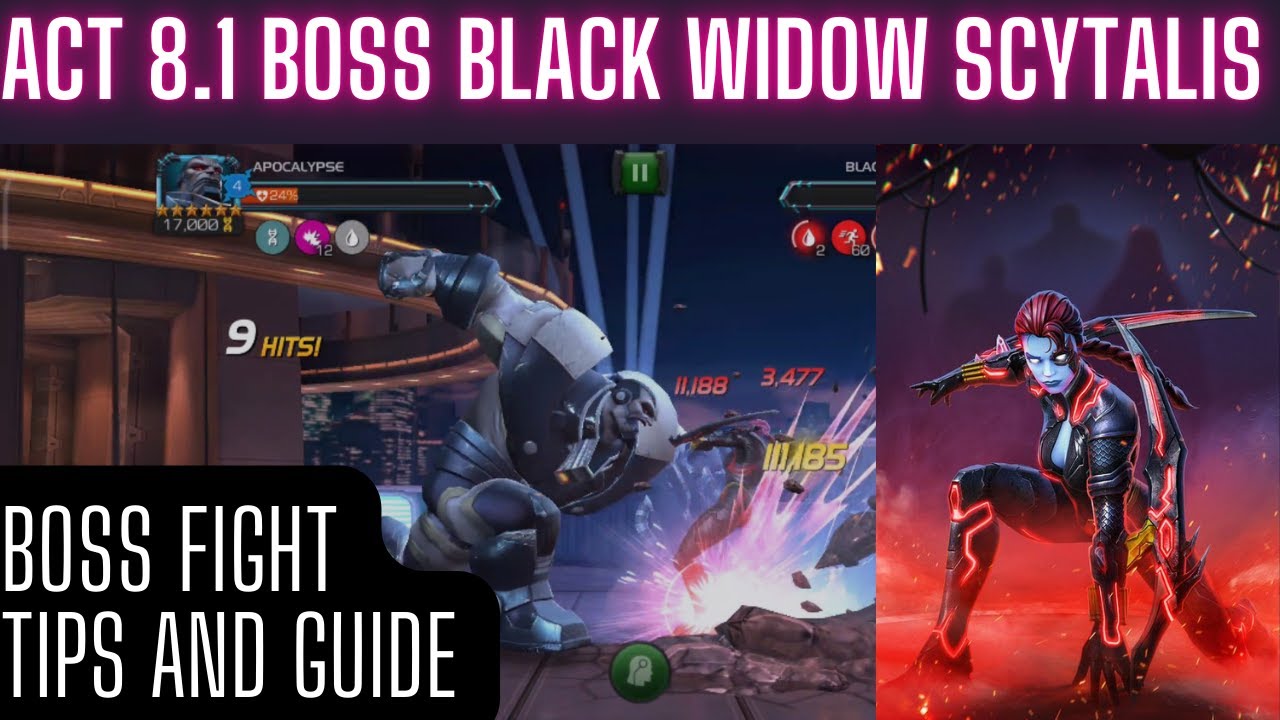 Act 8.1 Black Widow Scytalis guide| Marvel contest of champions - YouTube
