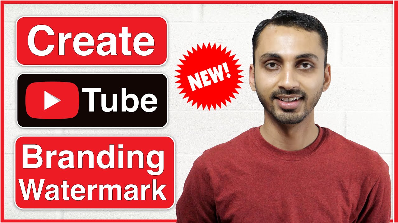 How to Create YouTube Branding Watermark FREE? (New YouTube Studio ...