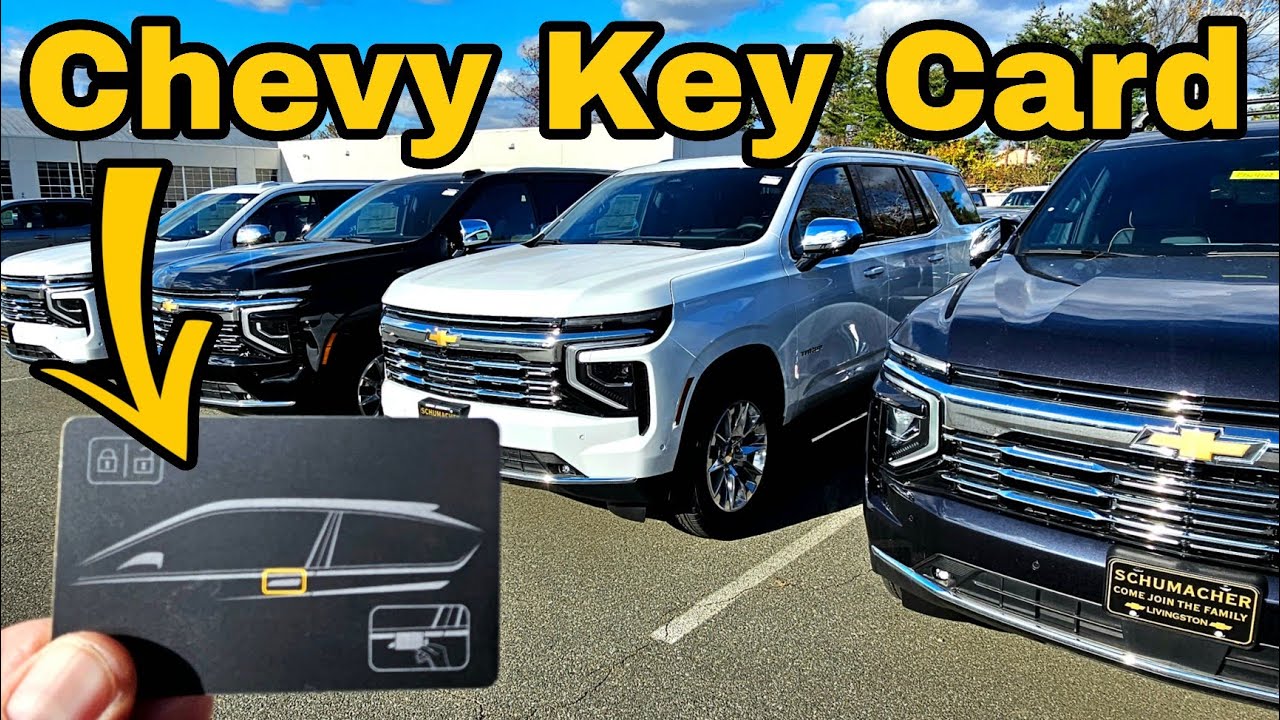 Chevrolet Key Card for 2026 Traverse 2026 Tahoe and 2026 Suburban - YouTube