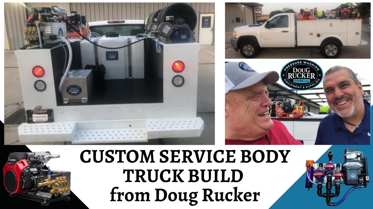 Power Wash Service Body Truck Build from Doug Rucker Store - YouTube