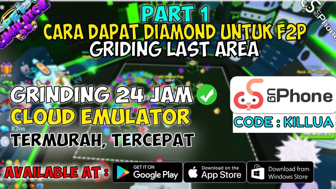 GRINDING 24 JAM dapat DIAMOND 1B pake UGPHONE | HOW TO GET DIAMOND part ...